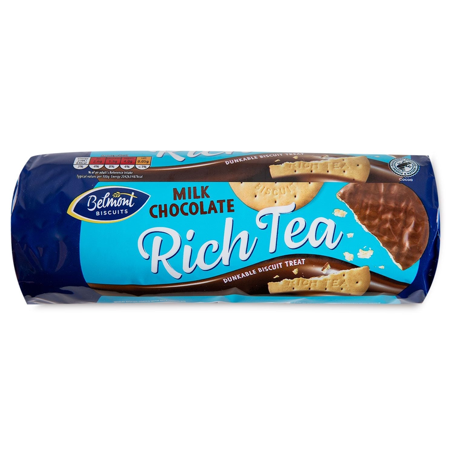 WSO - Belmont Milk Chocolate Rich Tea Biscuits 248g 1X12